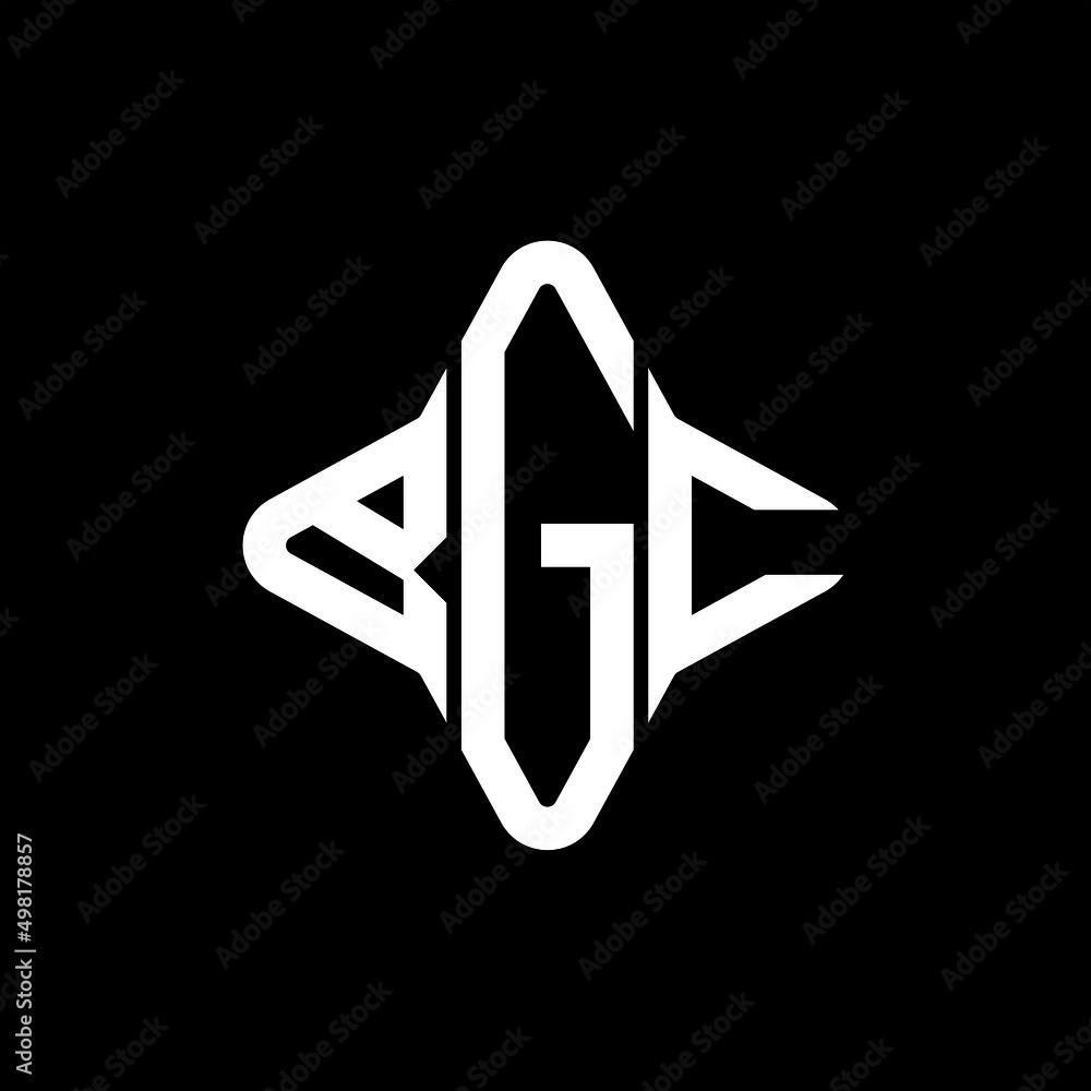 BGC letter logo creative design with vector graphic Stock Vector | Adobe Stock