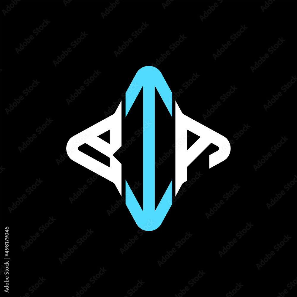 BIA letter logo creative design with vector graphic Stock Vector ...