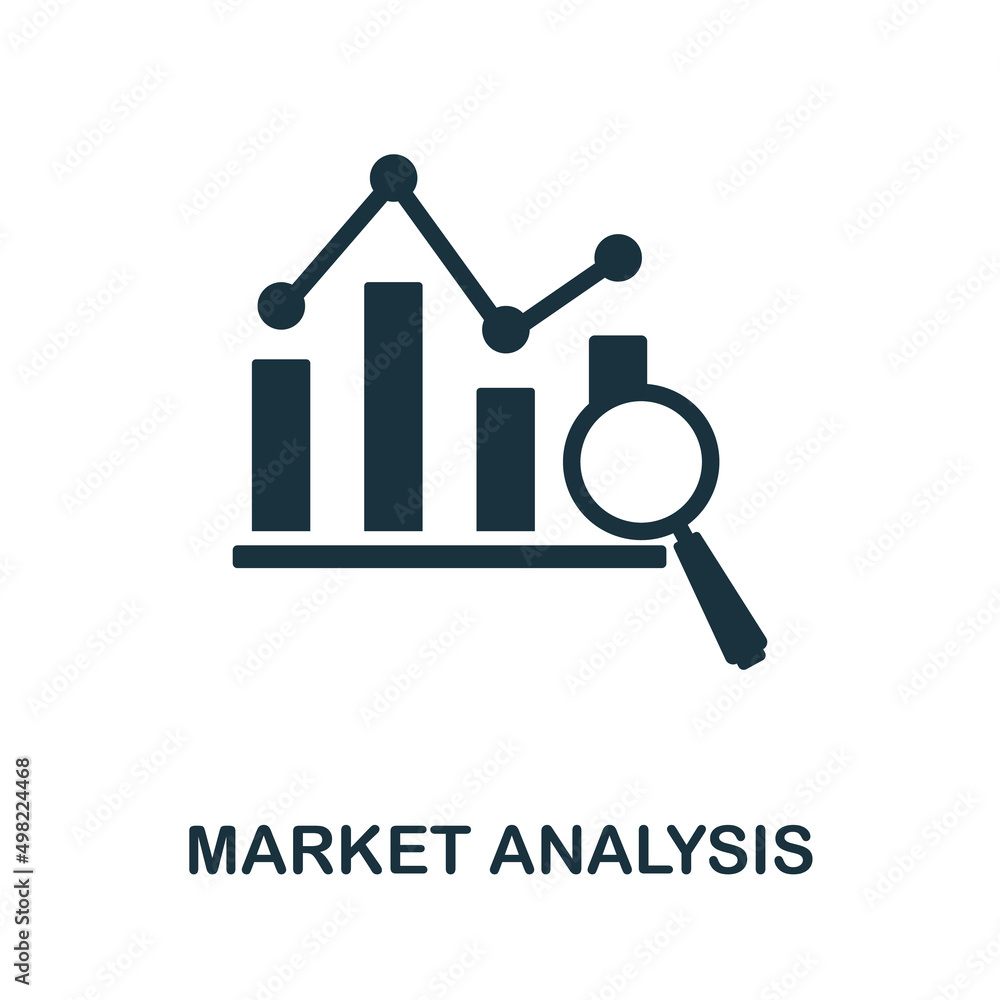 Market Analysis icon. Monochrome simple Market Analysis icon for ... Market Analysis icon. Monochrome simple Market Analysis icon for ...