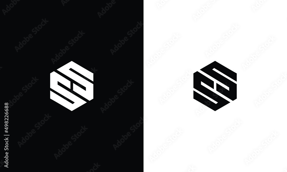 Letter SS Logo, Alphabet SS Logo, Initials SS Logo, SS Letter Logo ...