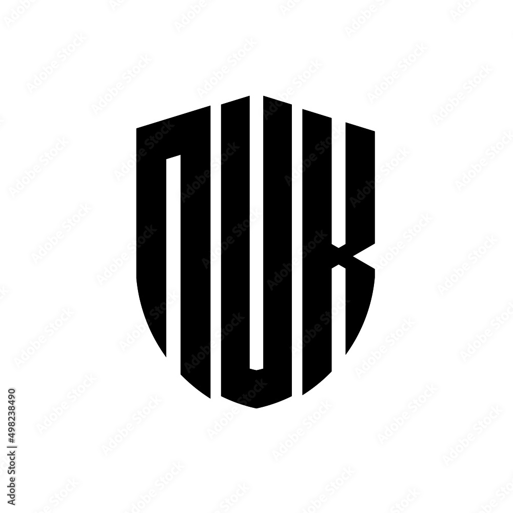NVK letter logo design. NVK modern letter logo with black background ...