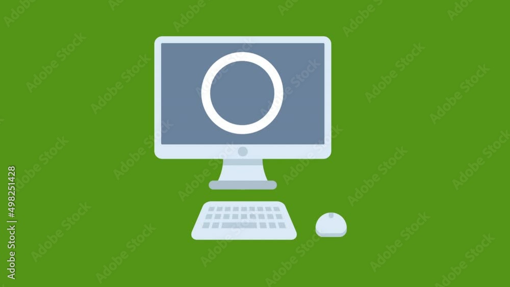 ignore Button and desktop animation -hand cursor click on the button ...