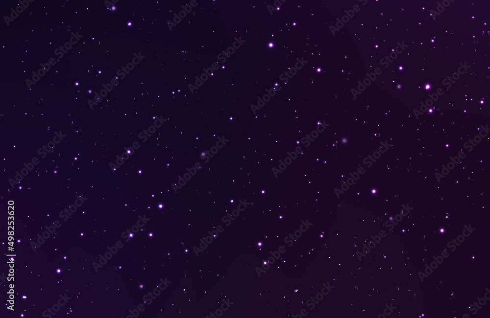 Space background with shining stars. Starry night with shiny stars in ...