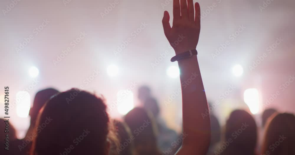 Hands of Female Christian Worshiping and Praising God while Singing on ...