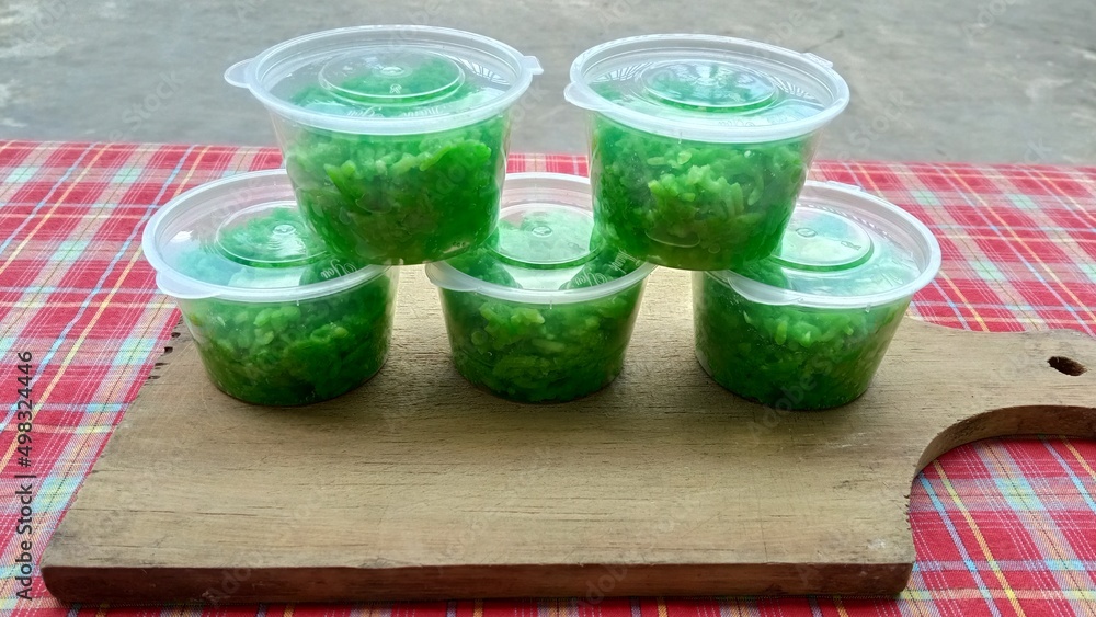 Tape ketan, sweet and tasty fermented sticky rice, traditional food ...