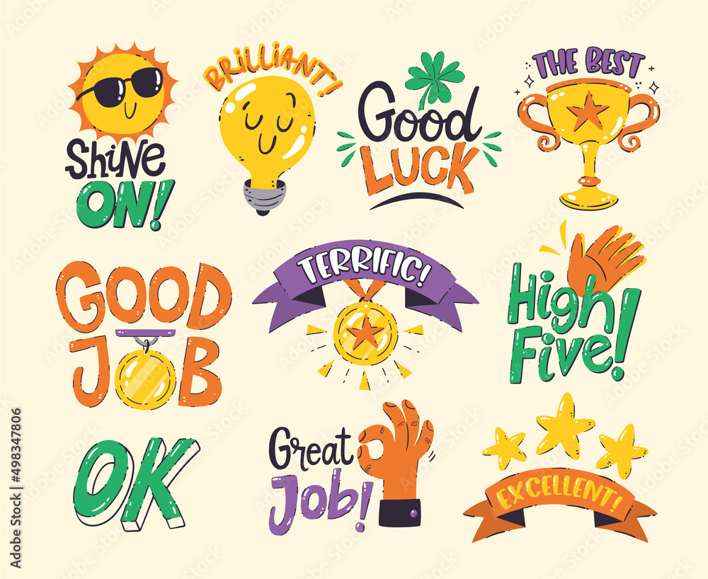 Reward Label and Badges Collection, perfect for teachers and students ...