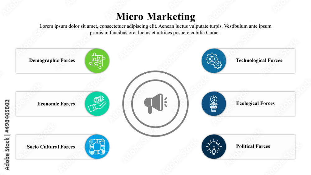 Infographic presentation template of the micro-marketing strategy used ...