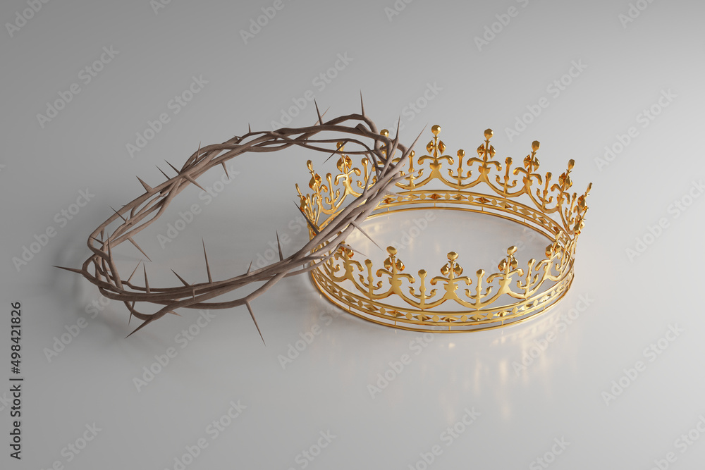 Jesus Gold Crown