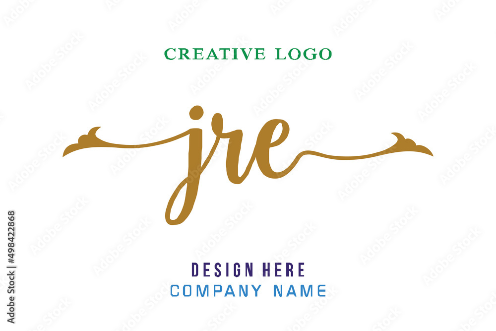 JRE lettering logo is simple, easy to understand and authoritative ...