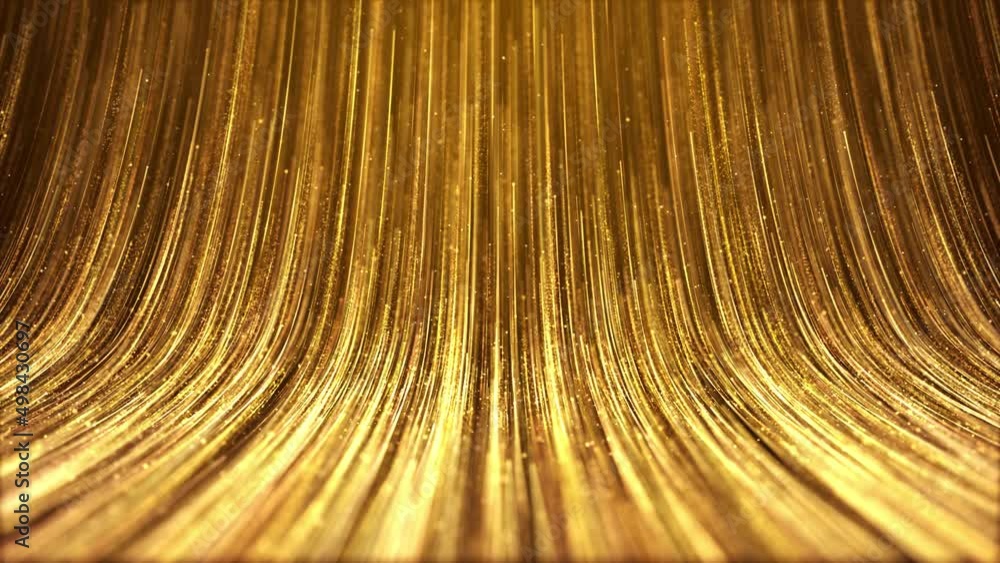 Golden particles streaks rising is a spectacular motion graphics ...