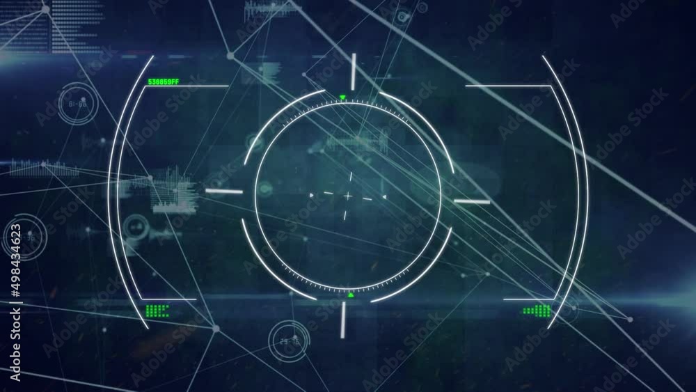 Animation of interference and scope scanning over network of ...