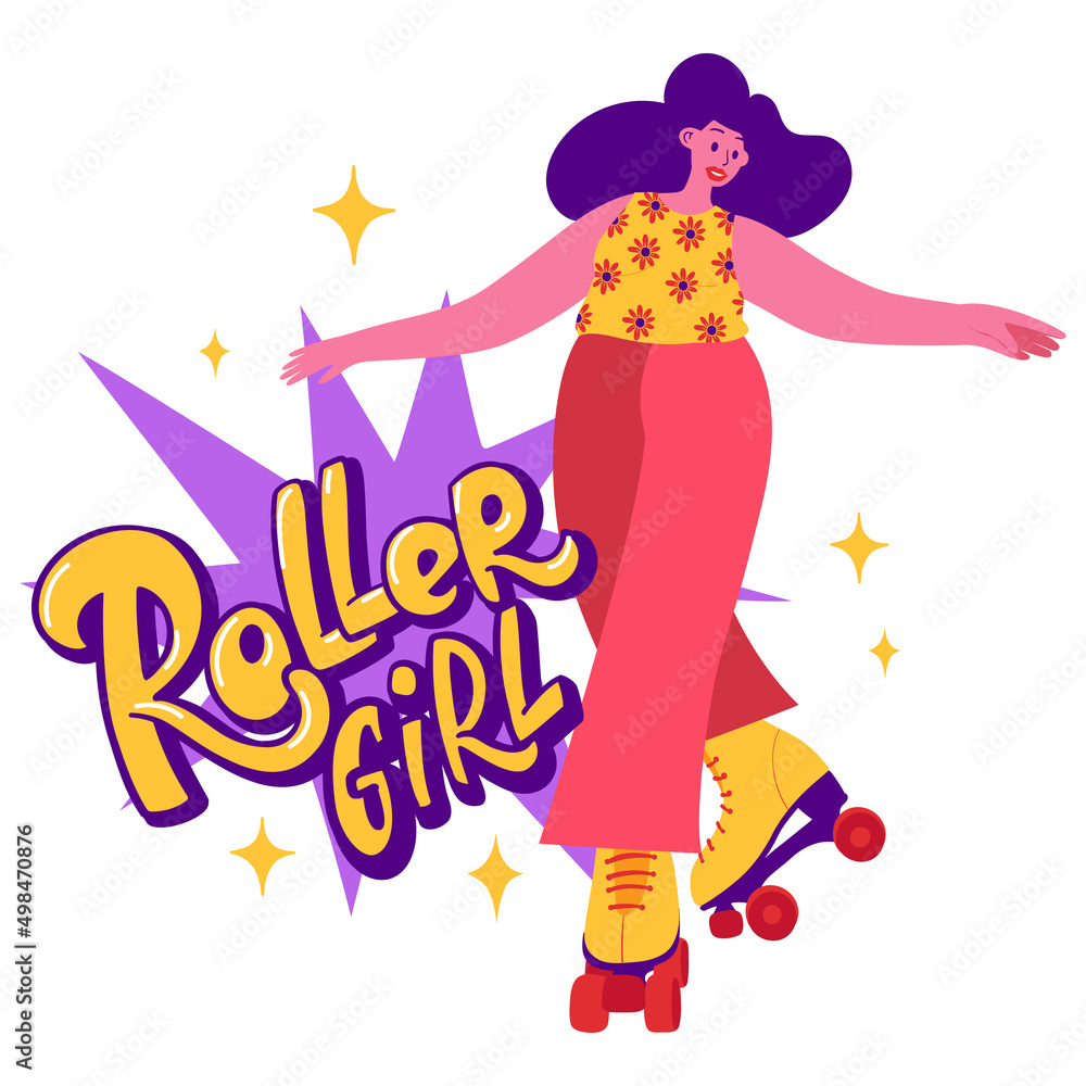 Roller Girl Retro