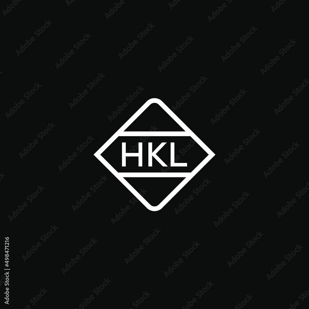 HKL 3 letter design for logo and icon.HKL monogram logo.vector ...