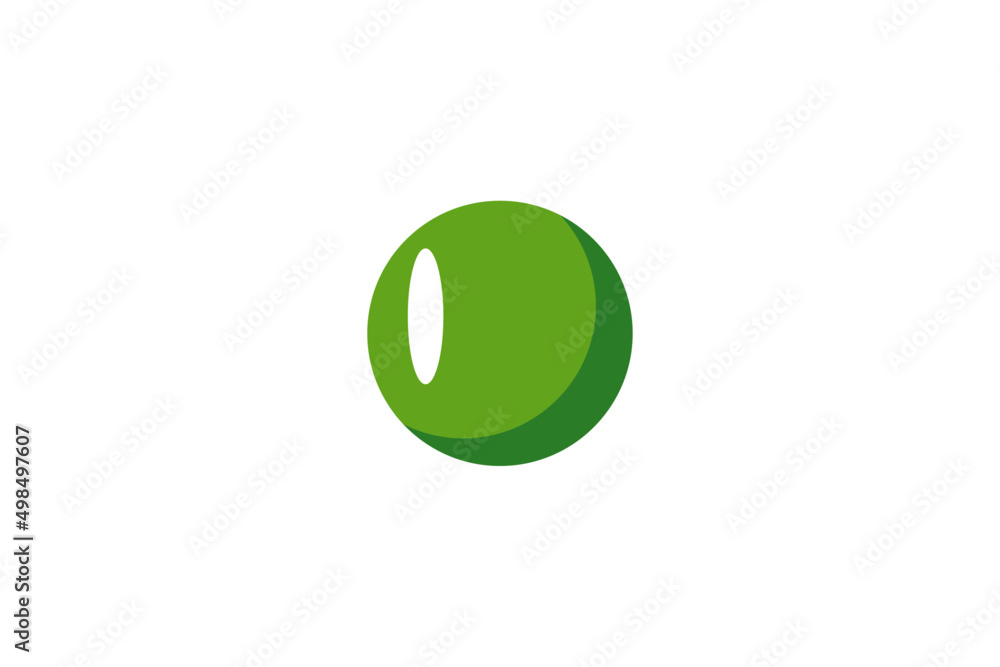 green ball Stock Vector | Adobe Stock