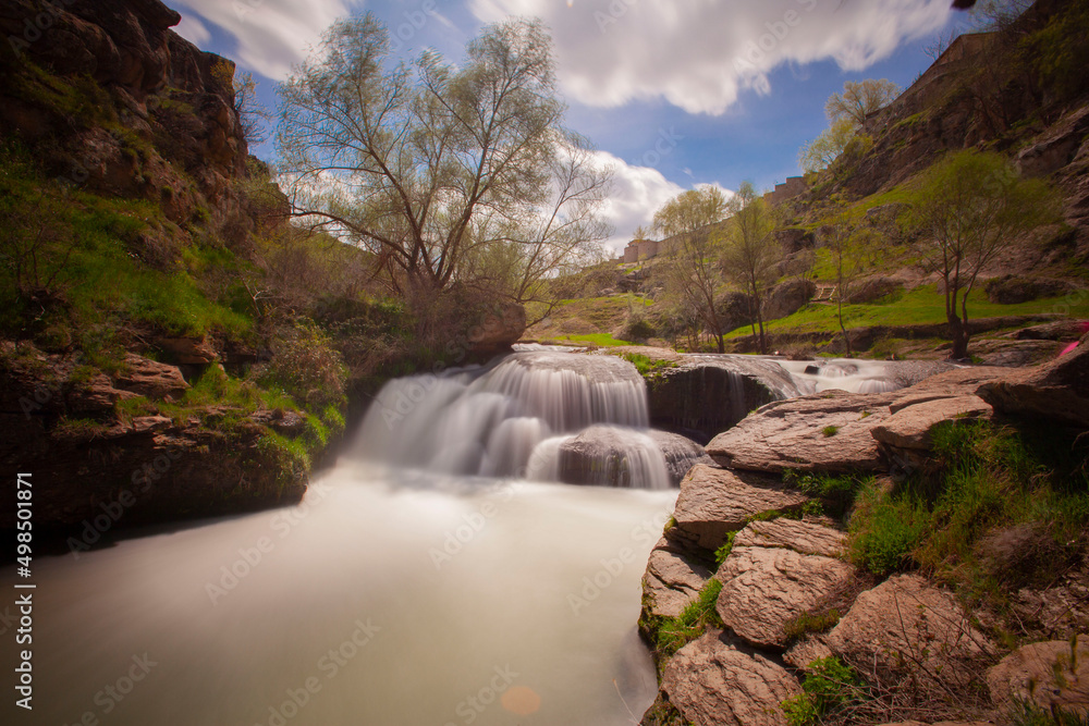Ihlara Valley in Cappadocia. Ihlara Valley (Peristrema Monastery) or ...