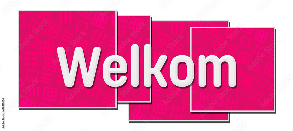 Welkom Pink Texture Blocks Stock Illustration | Adobe Stock