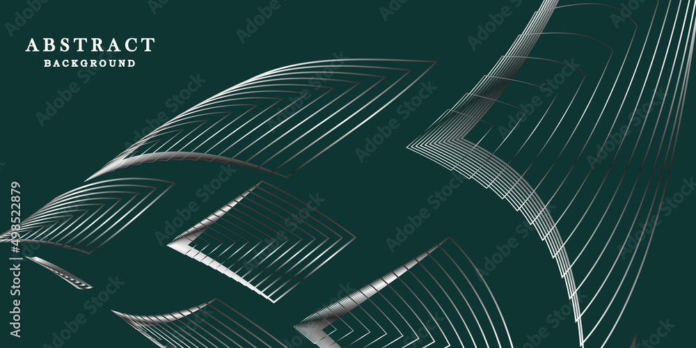 green background with lines Stock Vector | Adobe Stock