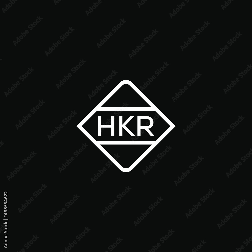 HKR 3 letter design for logo and icon.HKR monogram logo.vector ...
