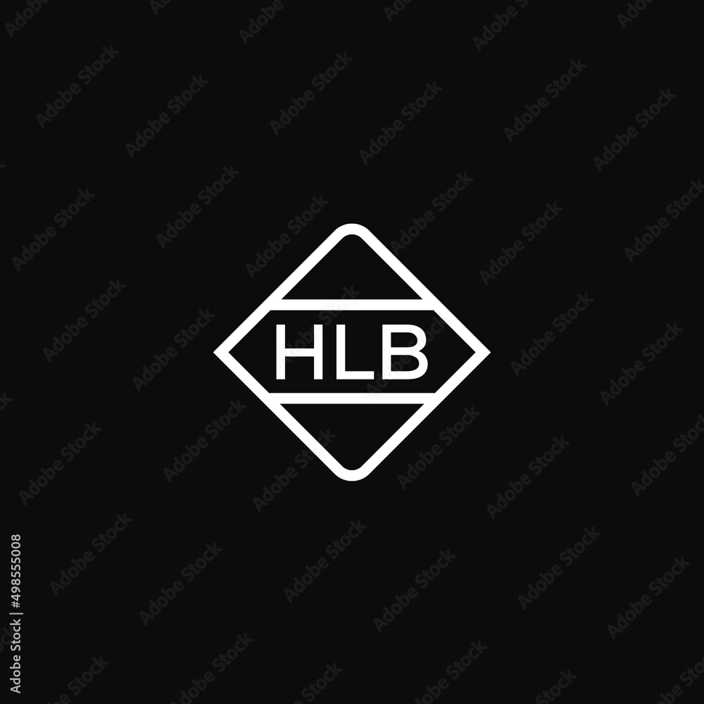 HLB 3 letter design for logo and icon.HLB monogram logo.vector illustration. Stock Vector ...