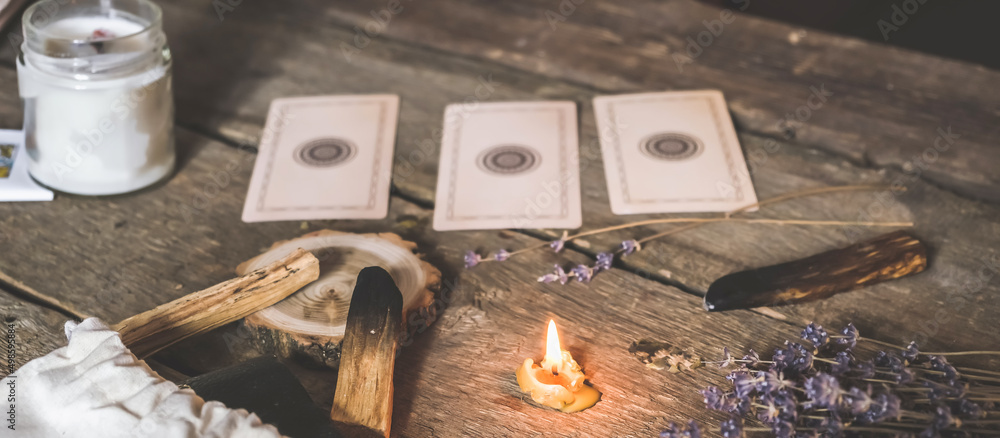 Tarot cards, Fortune telling on tarot cards magic crystal, occultism ...