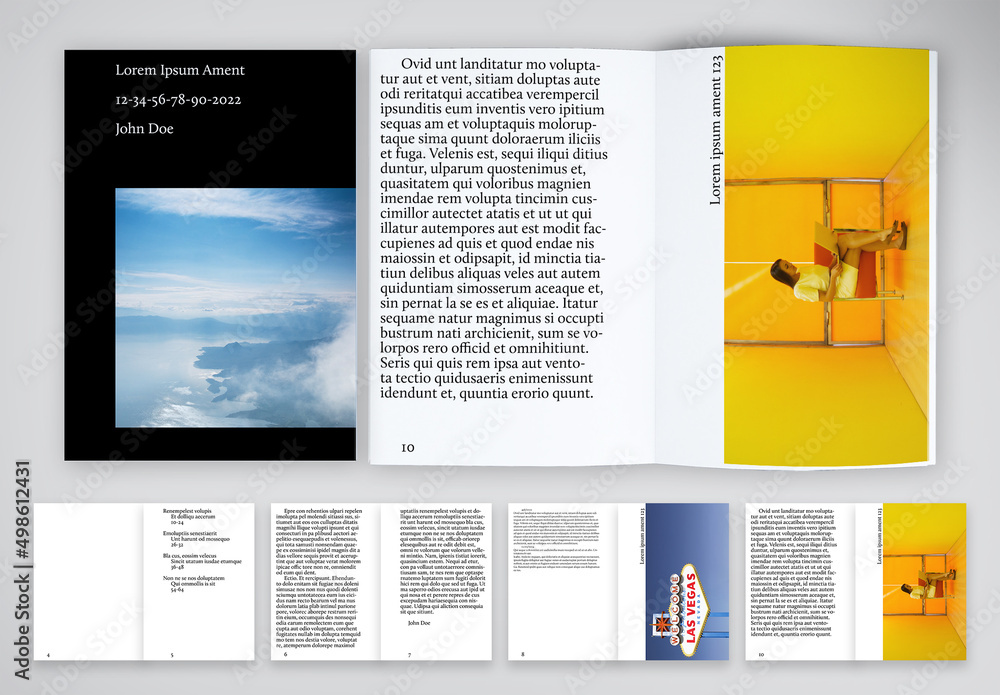 Collection Video Art Brochure Stock Template | Adobe Stock