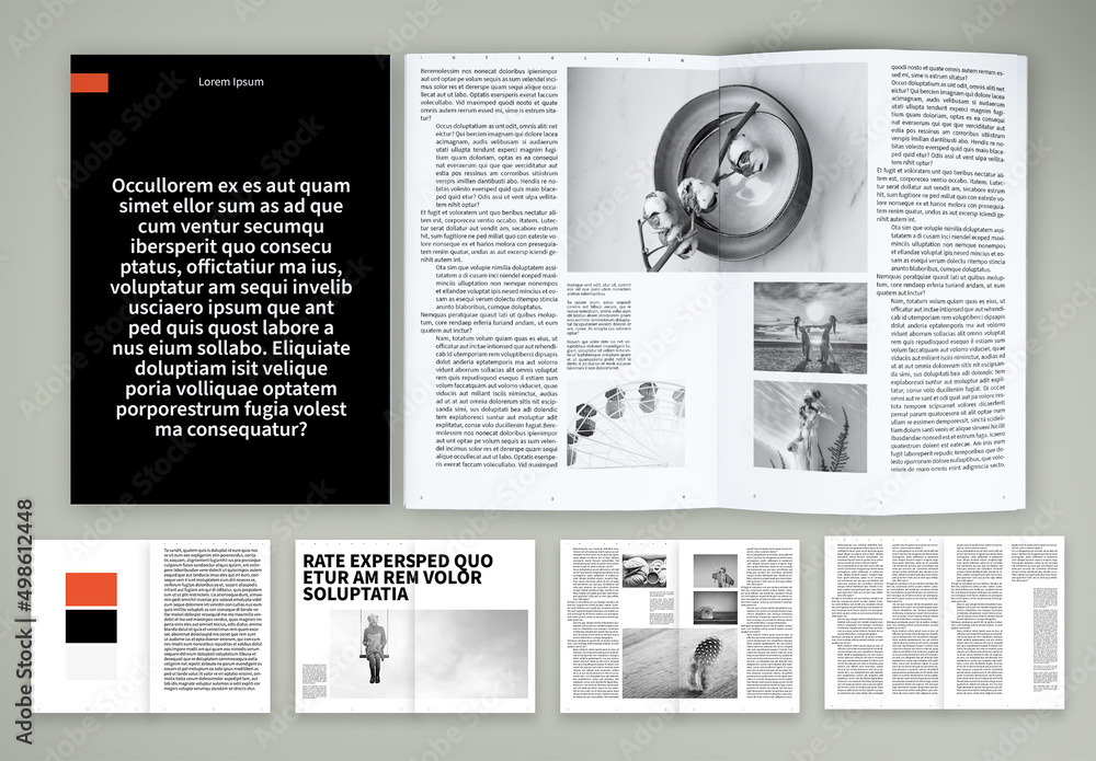 Student Architectural Magazine Stock Template | Adobe Stock