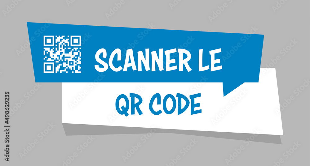 Logo scanner le qr code. Stock Vector | Adobe Stock