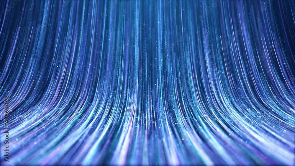 Blue particles streaks rising is a spectacular motion graphics ...