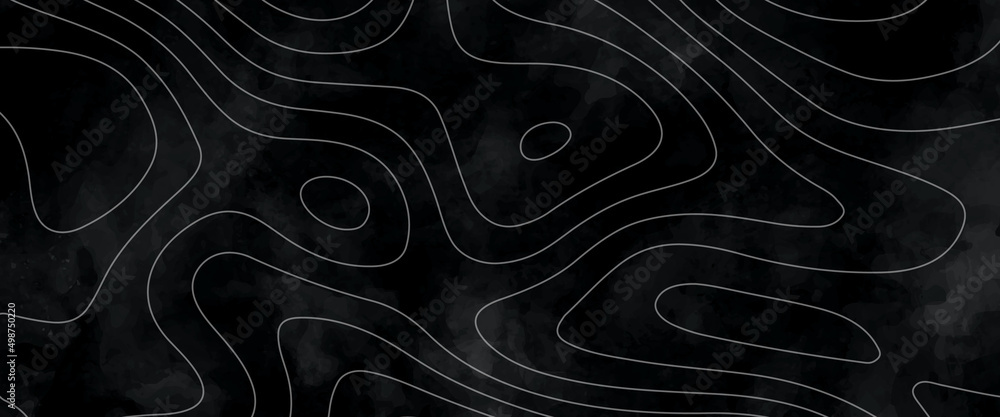 black wave paper curved reliefs abstract background, Abstract ...