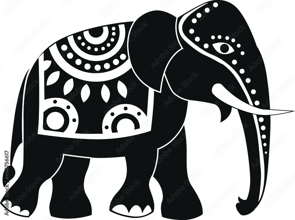Simple Tribal Elephant