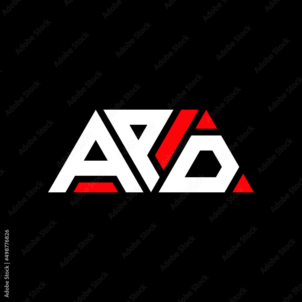 APD letter logo design with polygon shape. APD polygon and cube shape ...