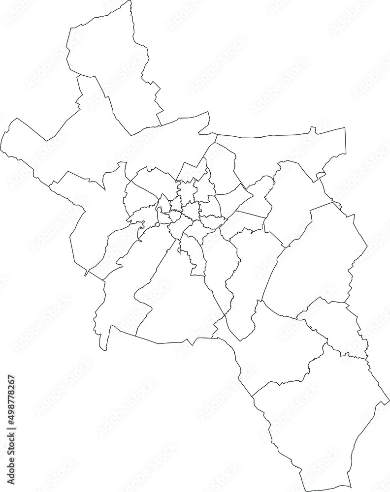 Fototapeta mapa świata dla dzieci White flat blank vector ... Fototapeta mapa świata dla dzieci White flat blank vector ...