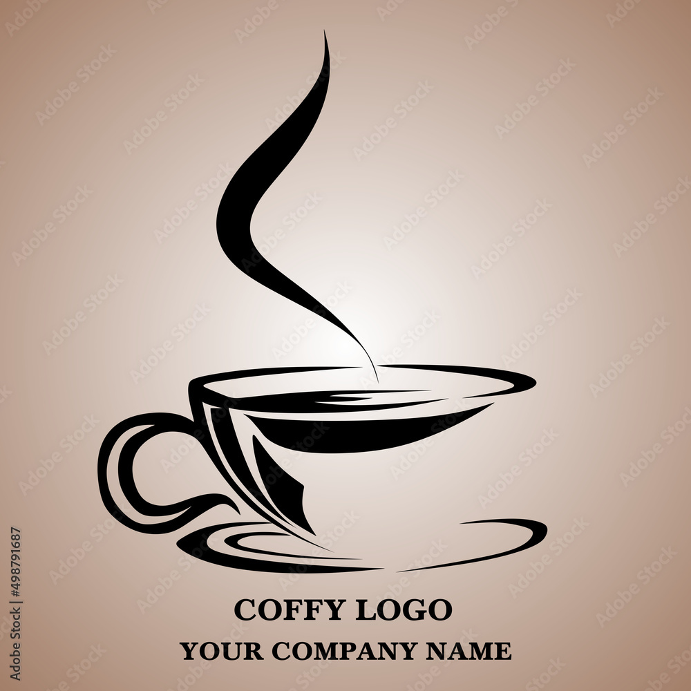 coffy logo Stock Illustration | Adobe Stock