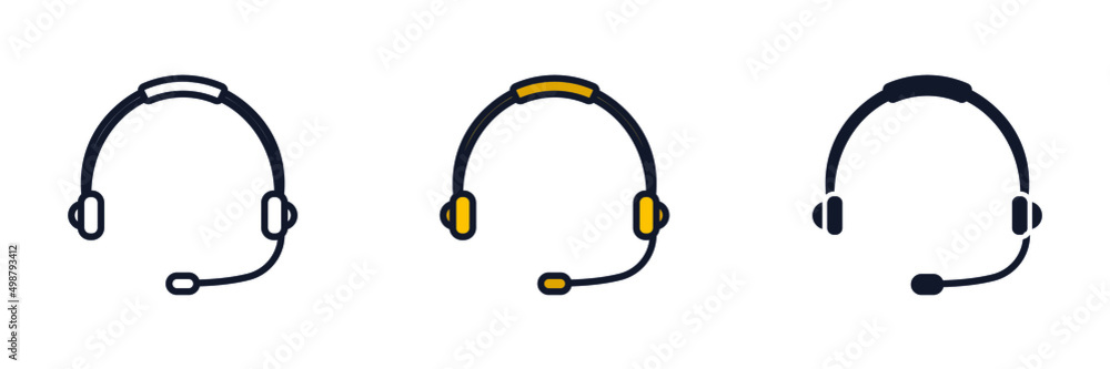 support icon symbol template for graphic and web design collection logo ...