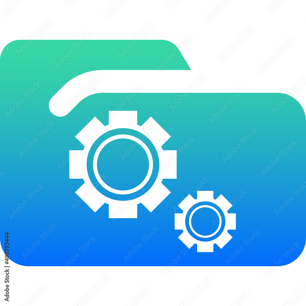 setting folder icon Stock Vector | Adobe Stock