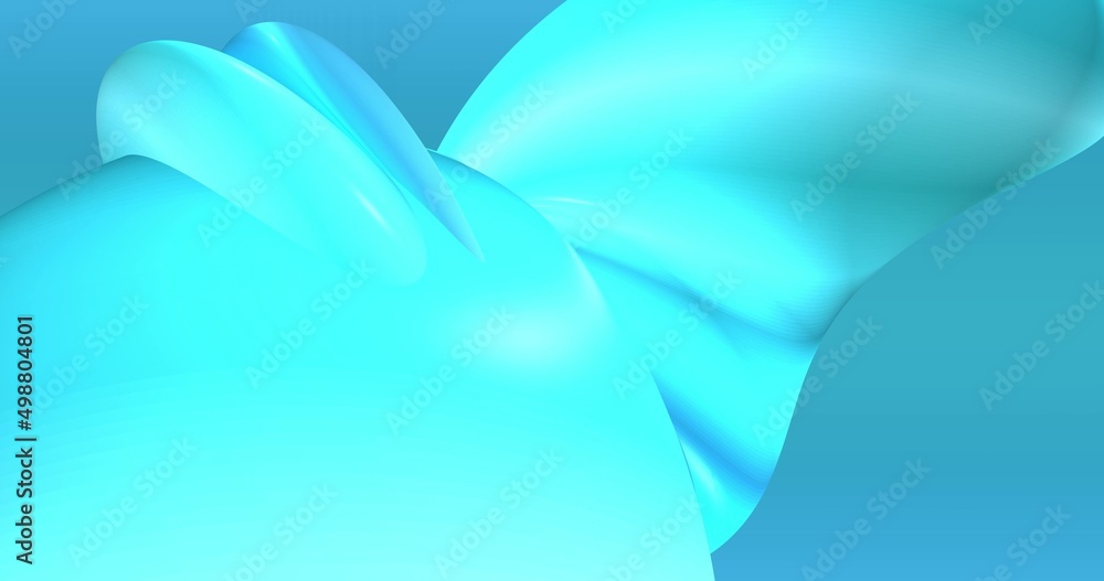 looped footage. Abstract light blue background with dynamic blue 3d ...