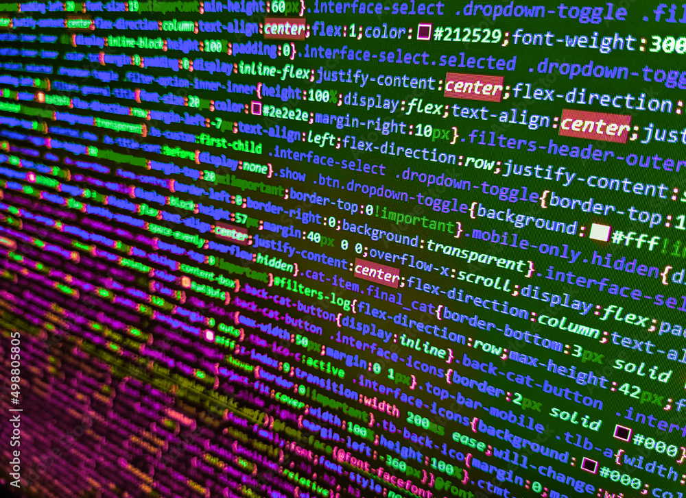 Digital Technology On Display Developer Working On Program Codes In Office Technology Concept