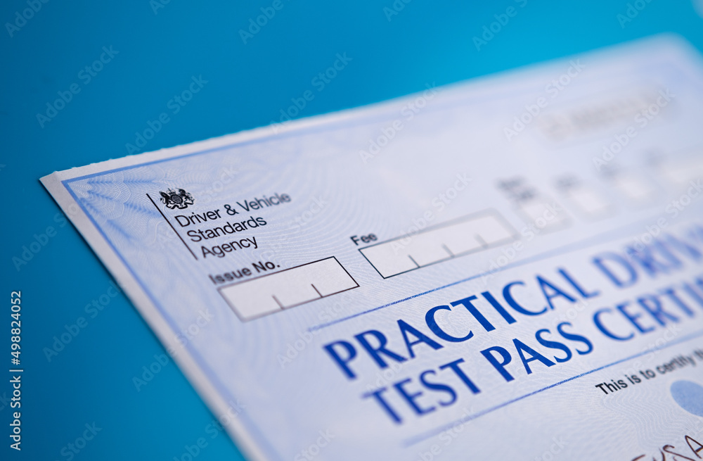 Authentic Practical Driving Test Certificate which is received after ...