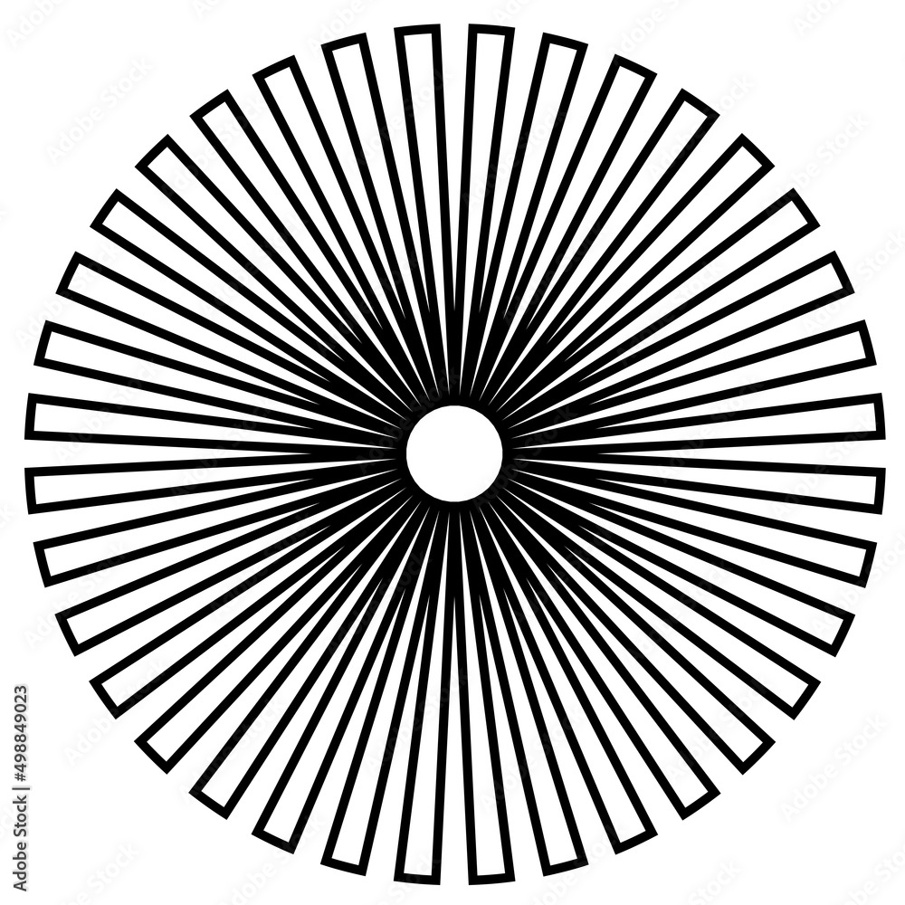 Bullseye design abstract pattern, vector includes pattern swatch that ...