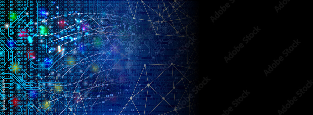 Technology background with copy space for writing Stock Illustration ...