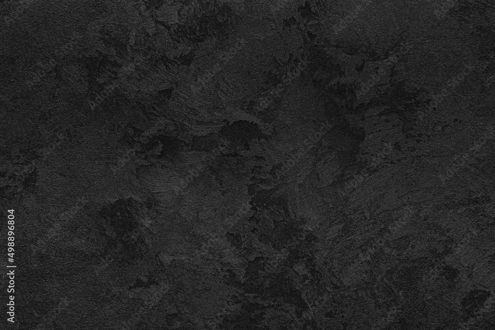 Texture of black decorative plaster or concrete. Stock Photo | Adobe Stock