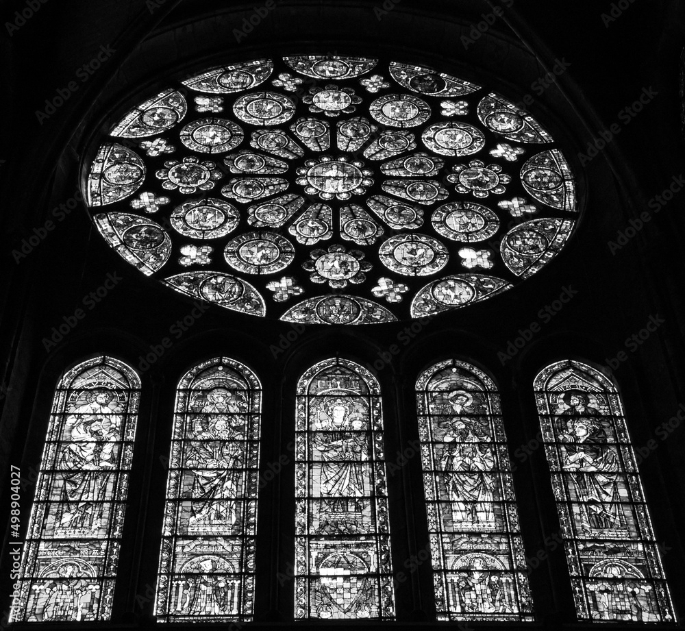 Stained Glass Rose Window Chartres Cathedral at Rodney Swisher blog