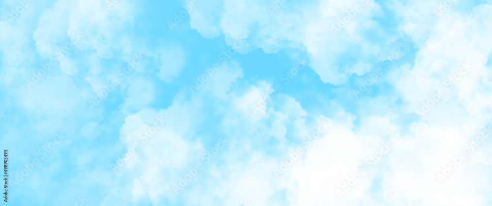 blue sky with clouds. Fluffy clouds. Sunny wallpaper. White clouds ...