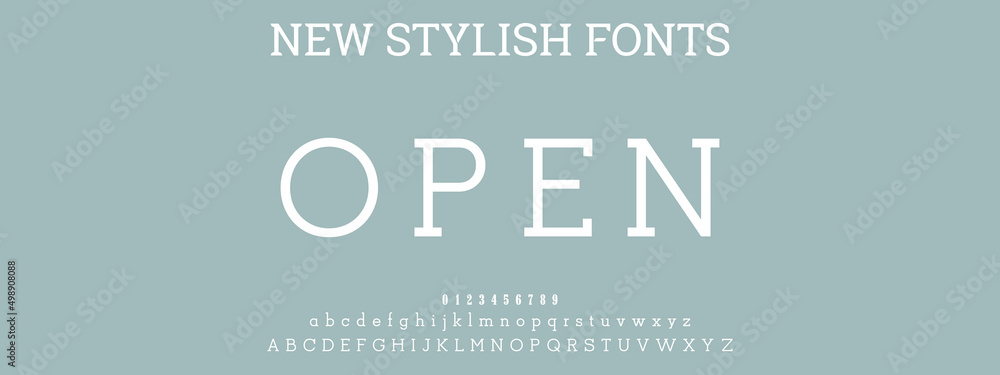 modern, luxury and tech alphabets letter set design. amazing typeface ...