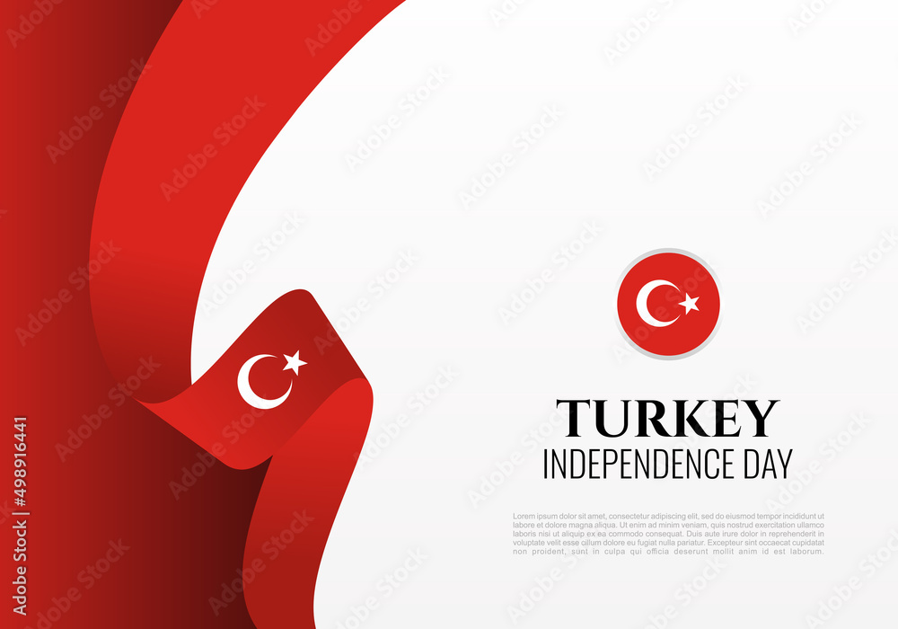 Turkey independence day background for celebration on October 29. Stock ...