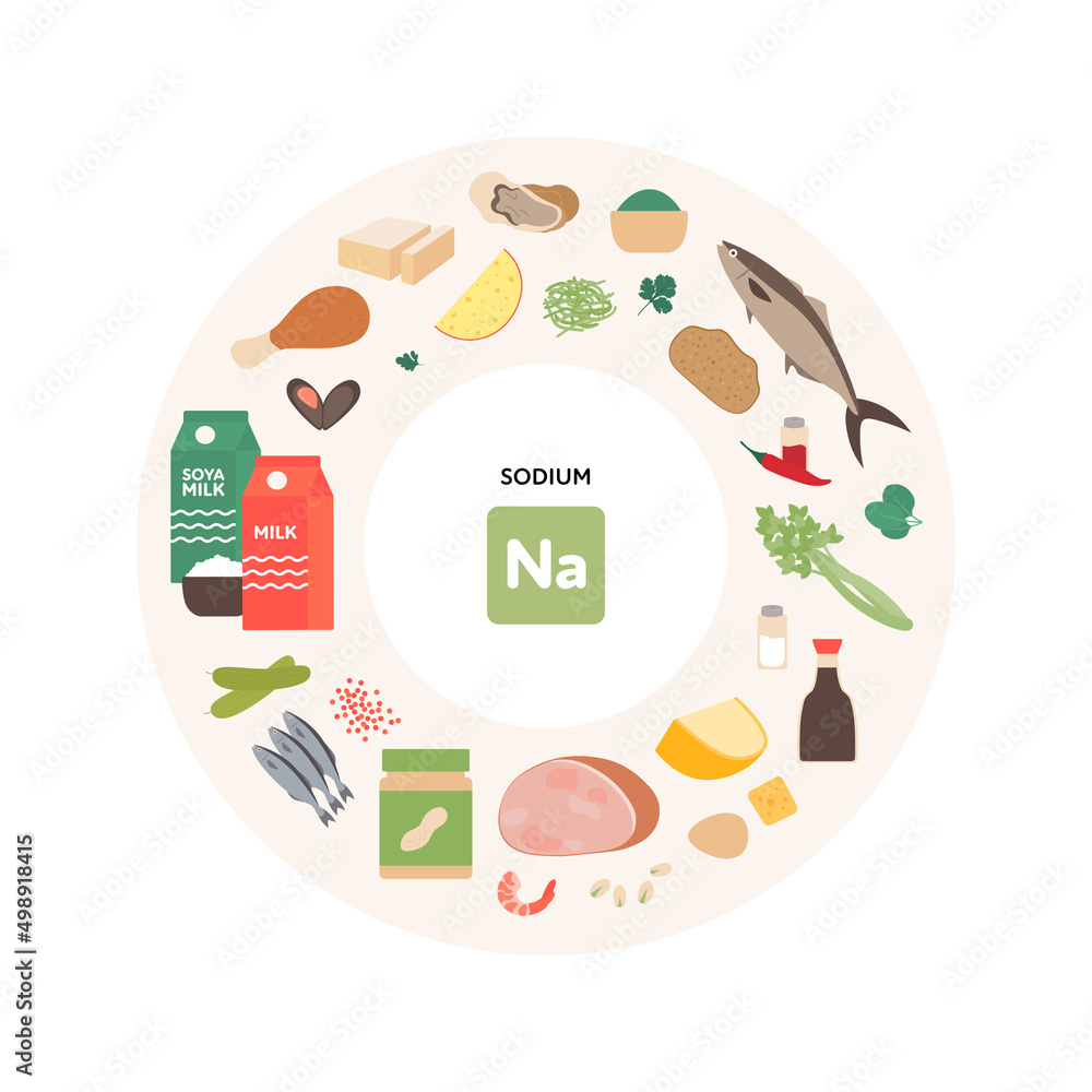Healthy food guide concept. Vector flat illustration. Infographic of ...