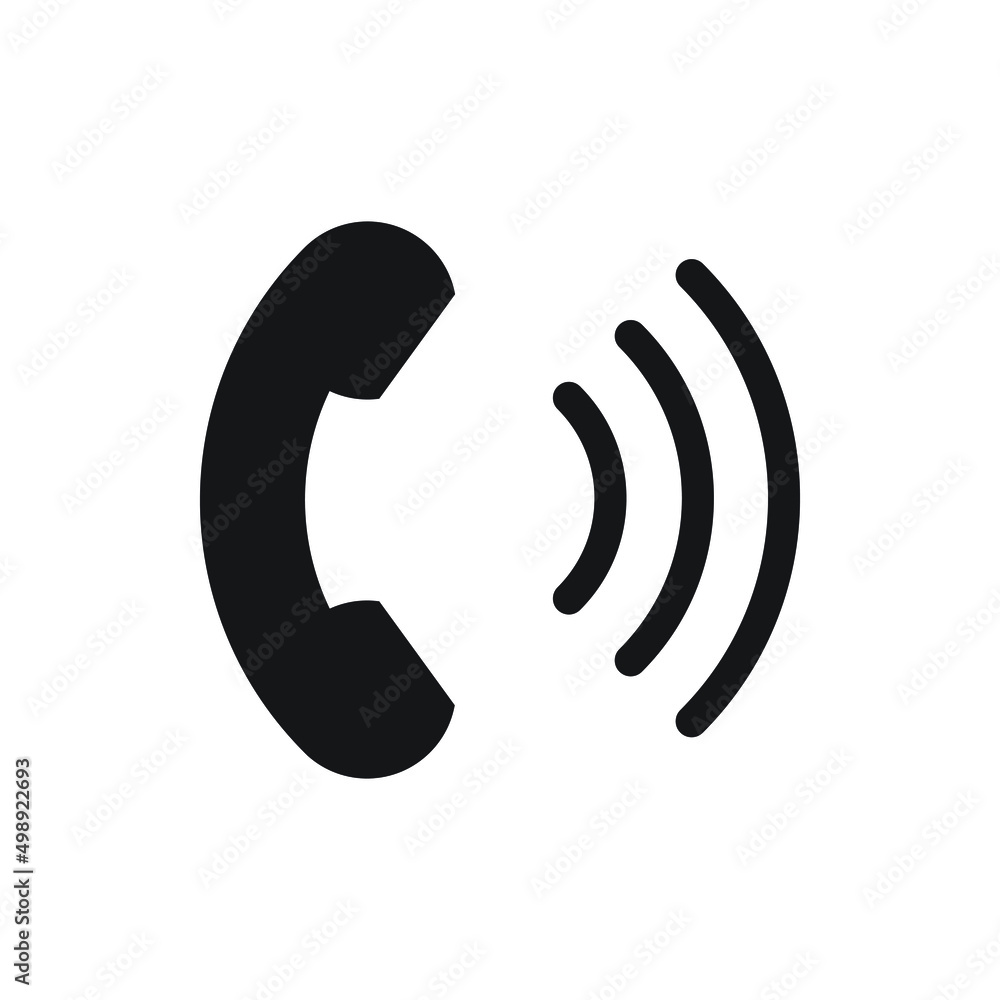 telephone speaking icon for website, presentation Stock Vector | Adobe ...
