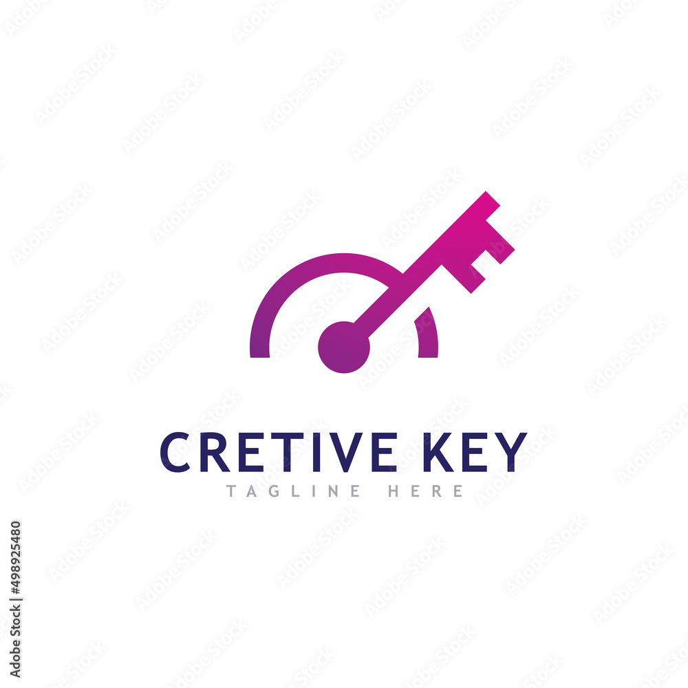 Key Logo Creative Concept Vector. Security logo Symbol Stock Vector ...