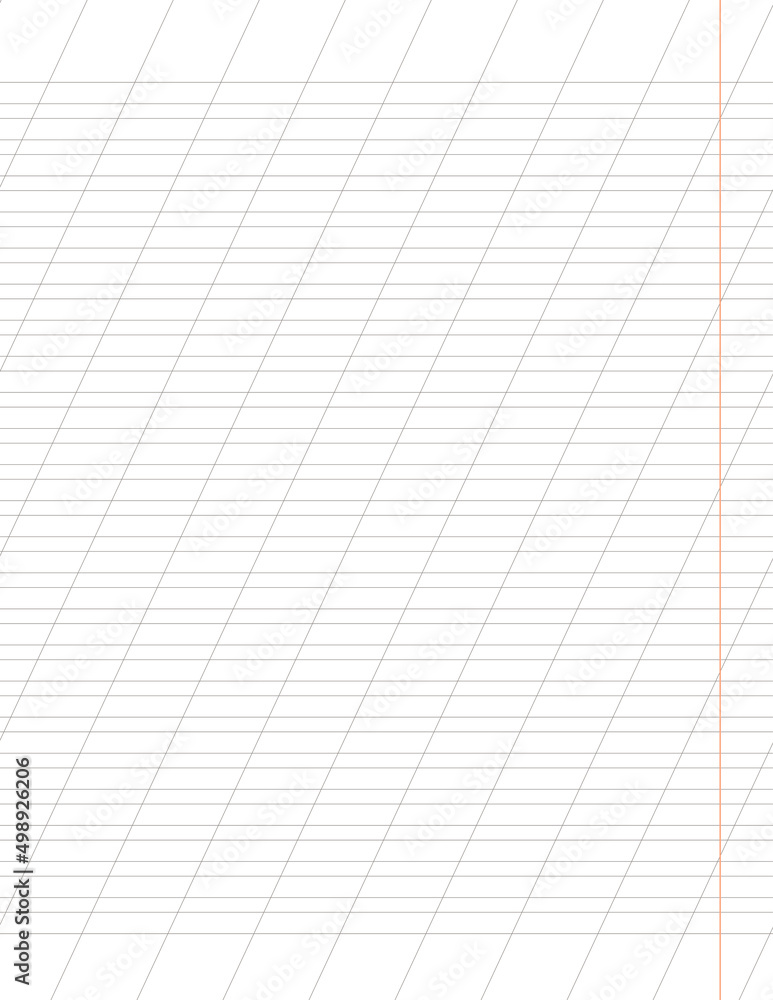 Graph paper. Printable lined grid paper with color horisontal, diagonal ...