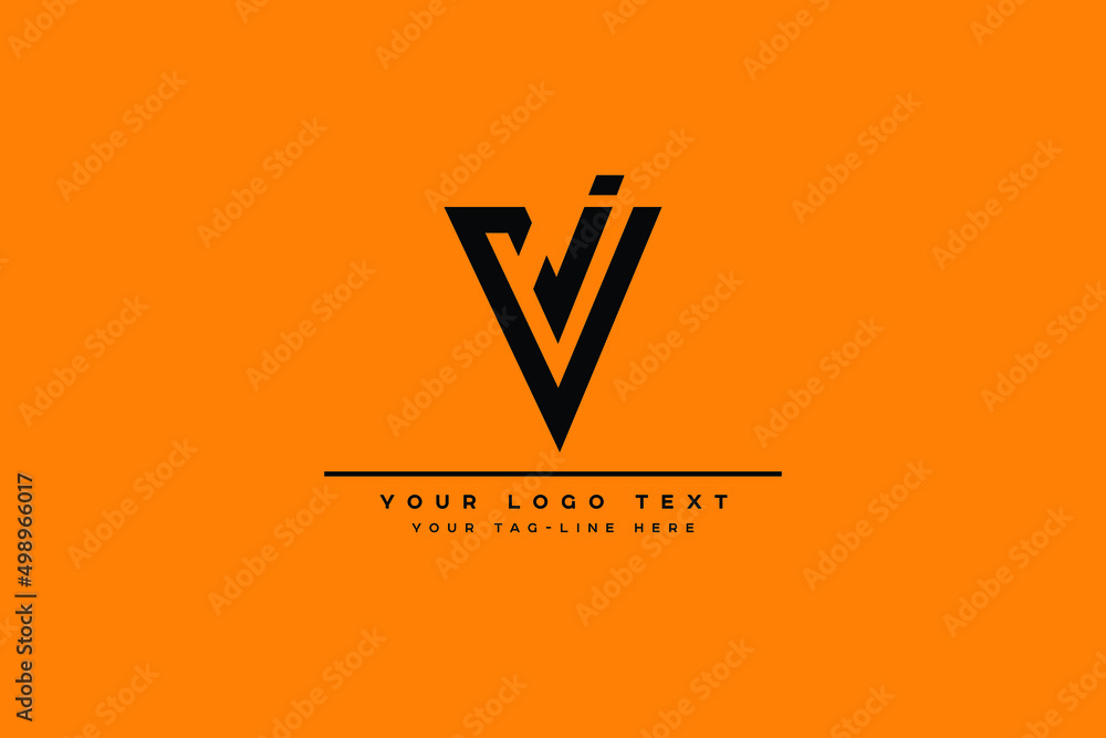 VJ Letter Logo Design. Creative Modern V J, Letters icon vector ...